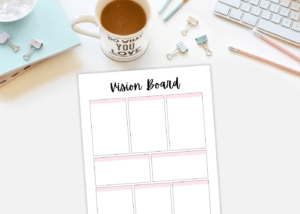 Cute & Free Vision Board Printables To Manifest Your Dreams - JellyMemos